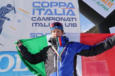 SCI DI FONDO: A SCHILPARIO FEDERICO POZZI E MARIE SCHWITZER TRICOLORI ...